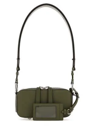 MAISON MARGIELA 23 Cm Leather Shoulder Handbag - Green
