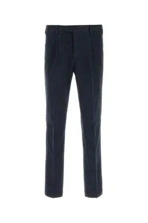 PT TORINO Stretch Cotton Tailored Trousers - Blue