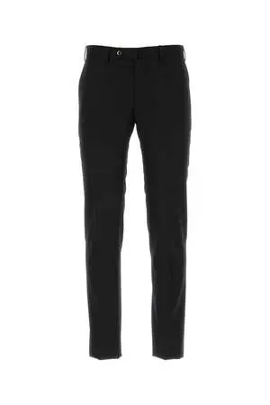 PT TORINO Stretch Virgin Wool Pant - Black