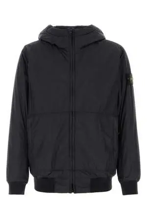 Stone Island Inspired Nylon Jacket For - Blue