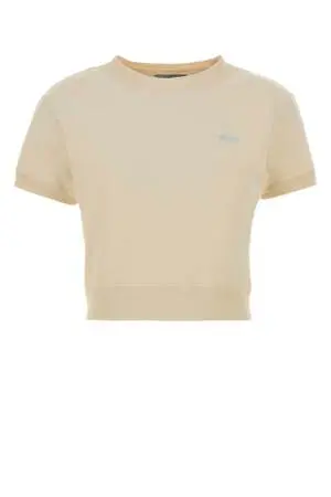 Prada Pastel Cotton T-shirt For - Yellow