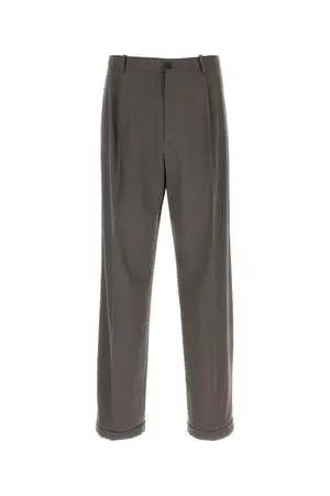 THE ROW 100% Wool Tailored Pant - Brown