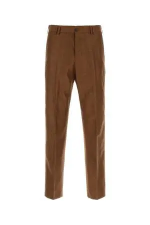 PT TORINO Michael Wool-linen Dress Pant - Brown