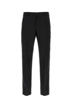 PT TORINO Michael Wool-linen Pants For - Black