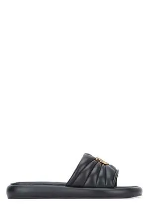 Pinko PINKO Fiona 03 Quilted Slip-On Slippers Z99
