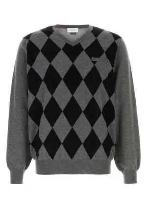 FERRAGAMO Virgin Wool Sweater - Grey