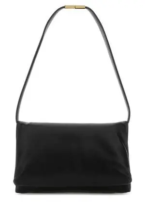 Marni Leather Prisma Mini Shoulder Handbag 21 Cm - Black