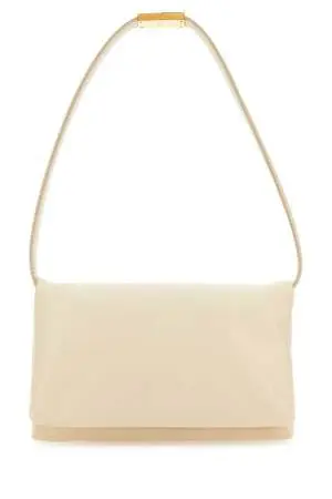 Marni Prisma Mini Leather Shoulder Handbag - White