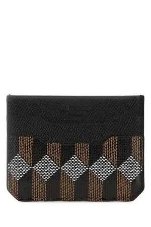 AU DEPART Leather Card Holder Mini Wallet - Printed