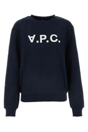 A.p.c. Cotton Sweatshirt - Blue