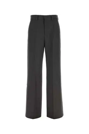 Valentino Garavani Charcoal Virgin Wool Pant - Grey