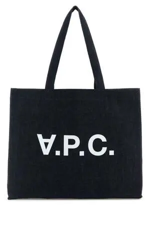 A.p.c. Denim Shopping Handbag - Blue