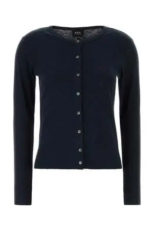A.p.c. A.P.C. Cora Cotton Cardigan Blue