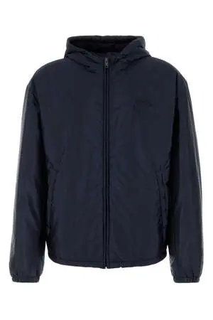 Prada Re-nylon Padded Jacket - Blue