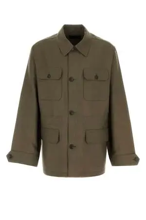 Prada Mohair-blend Jacket For - Green
