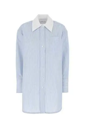 Co Embroidered Poplin Oversize Shirt