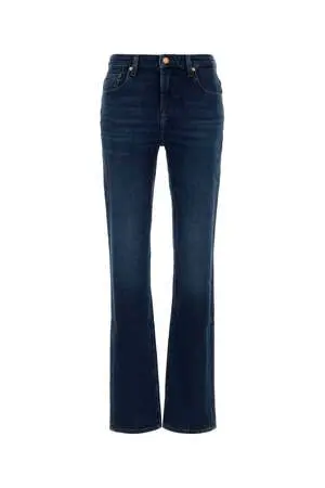 Seven For All Mankind Slim Stretch Denim Jeans - Blue