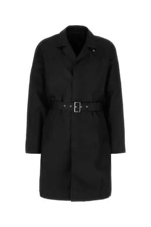 Prada Re-nylon Trench Jacket - Black
