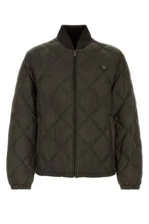 Prada Recycled Polyester Down Jacket - Green