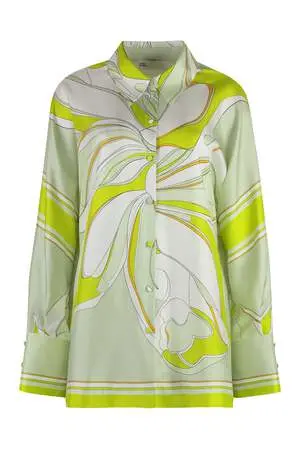 Tory Burch Silk Shirt - Green