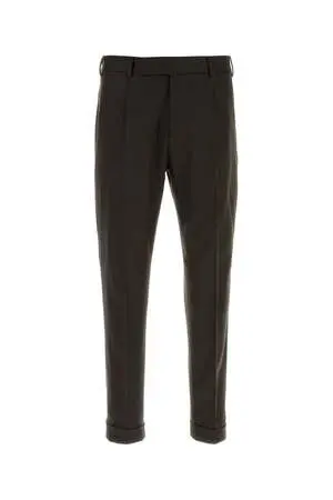 PT TORINO Stretch Wool Blend Pant - Brown