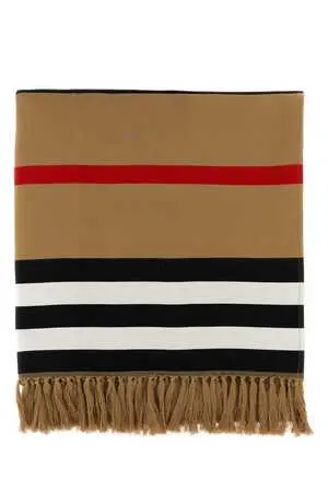 Burberry Embroidered Organic Cotton Blanket - Printed