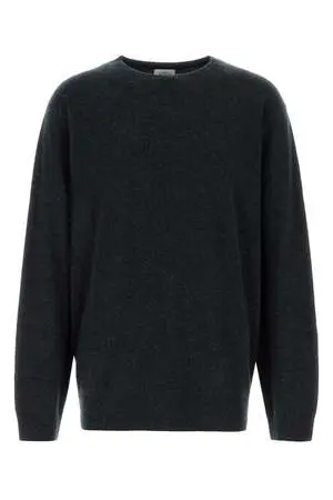 Le Kasha Organic Cashmere Crewneck Sweater - Grey