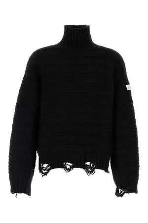 MAISON MARGIELA Wool And Acrylic Sweater For - Black