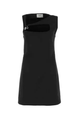Coperni Stretch Fitted Mini T-shirt Dress - Black