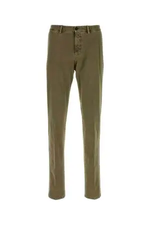 PT TORINO PT TORINO Stretch Cotton Utility Pants Green