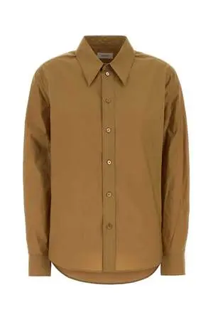 LEMAIRE Cotton-silk Poplin Shirt - Camel