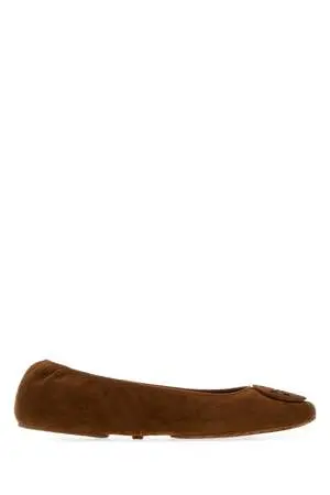 Tory Burch Minnie Suede Ballerinas