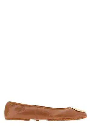 TORY BURCH Tory Burch Reva Nappa Leather Ballerinas