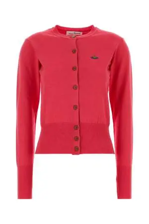 VIVIENNE WESTWOOD Bea Cotton-cashmere Cardigan - Pink