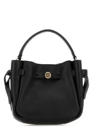 Tory Burch Mini Bucket Handbag - Black