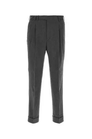 PT TORINO Cotton-wool Blend Pants - Grey