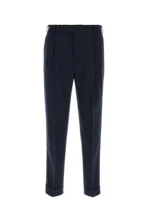 PT TORINO Cotton-virgin Wool Blend Pants - Blue