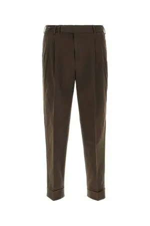 PT TORINO Stretch Cotton Style Pant For - Brown