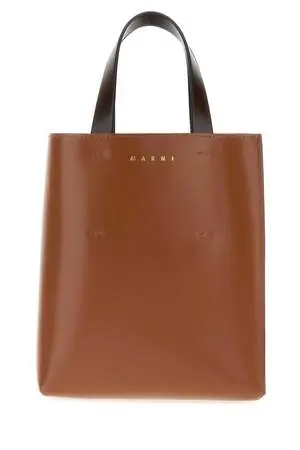 Marni Two-tone Calf Leather Museo Mini Handbag - Multicoloured