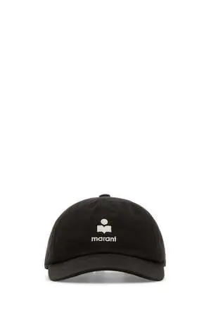 Isabel Marant Étoile Tomas Cotton Baseball Cap - Black