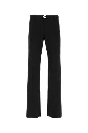 Alexander McQueen Cotton-blend Pants For - Black