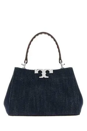 Tory Burch Denim Mini Eleanor Handbag - Blue
