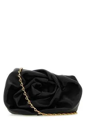 Burberry Rose Nappa Leather Clutch Bag, 19 Cm X 12.5 Cm X 10.5 Cm - Black