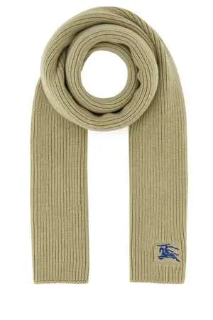 Burberry Khaki Cashmere Scarf, 180 X 25 Cm - Green