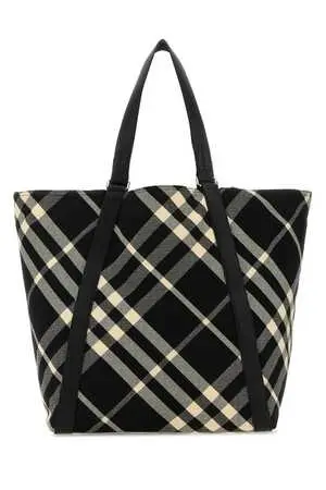 Burberry Embroidered Fabric Festival Shopping Handbag, 37 Cm X 43 Cm X 26 Cm - Printed
