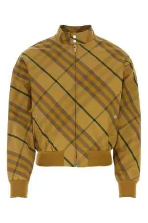 Burberry Cotton Bomber Jacket - Checked