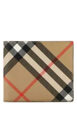 Burberry Mini E-canvas Wallet - Printed
