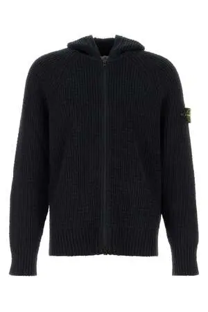Stone Island Cotton Blend Sweatshirt - Blue