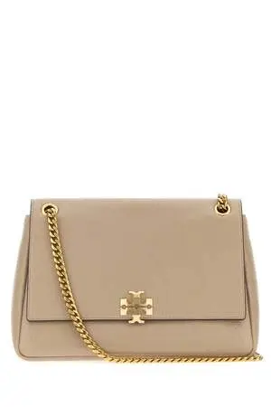 Tory Burch Charlie Shoulder Handbag With Adjustable Strap - Grey