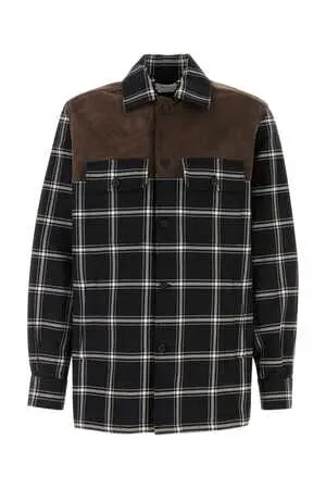 Alexander McQueen Embroidered Cotton Shirt - Checked